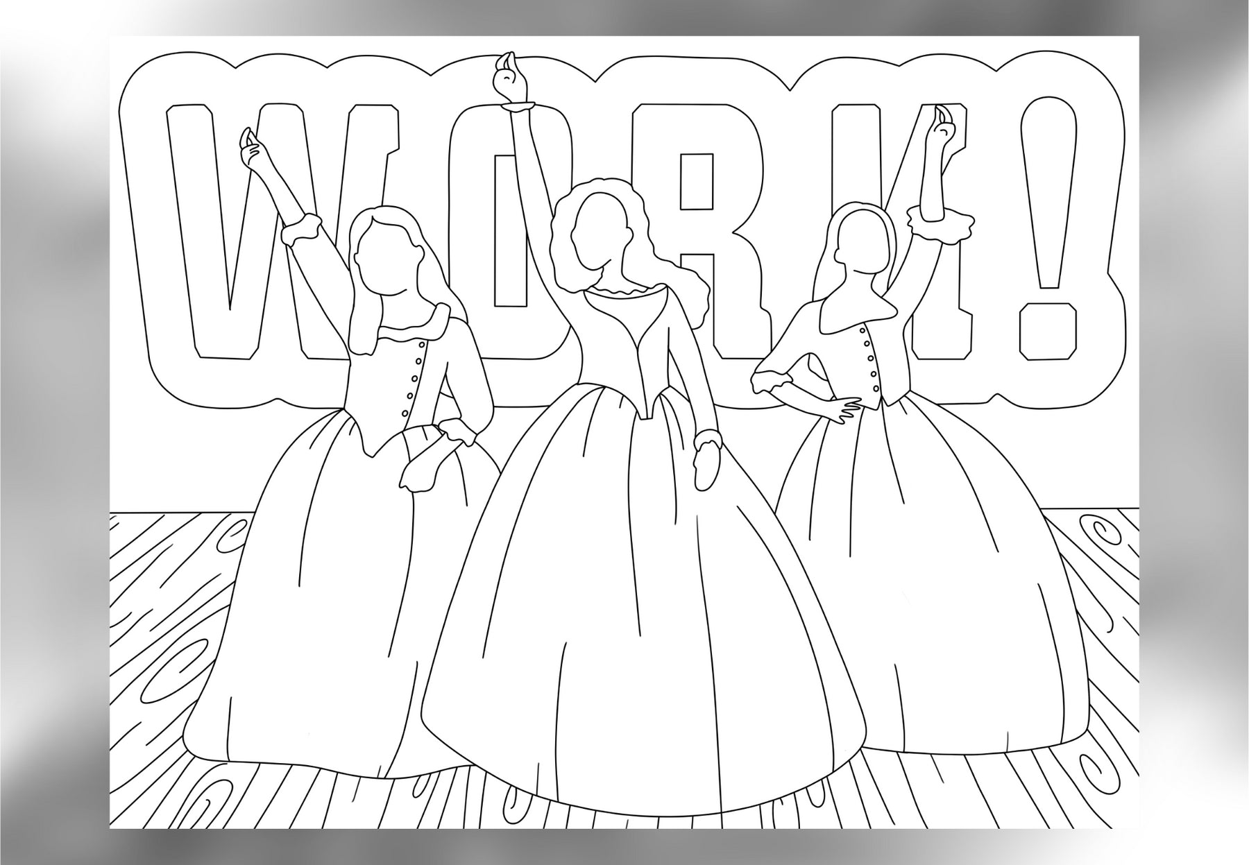 Hamilton Inspired Coloring Pages- Set Three – Thespian Swag