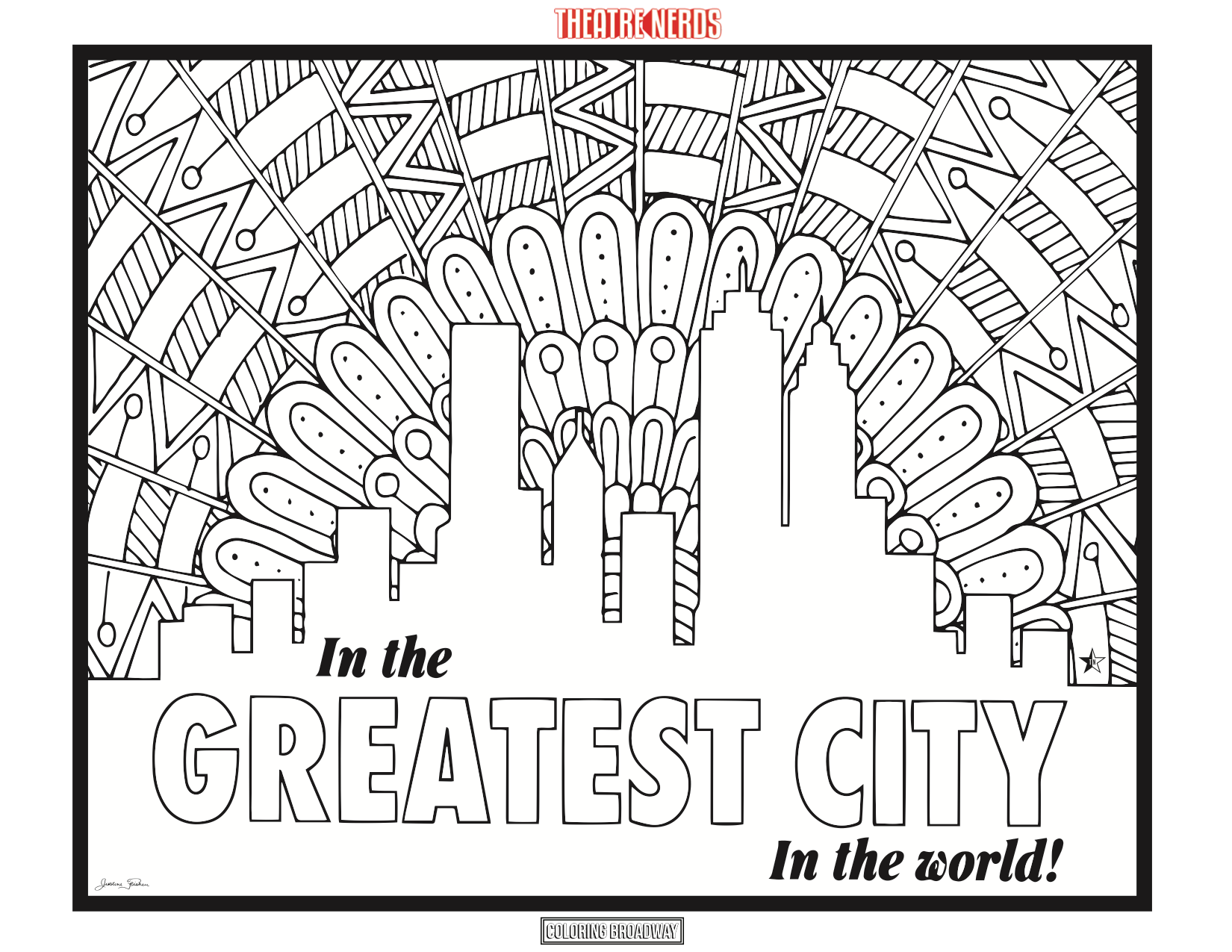 Hamilton Inspired Coloring Pages- Set One – Thespian Swag