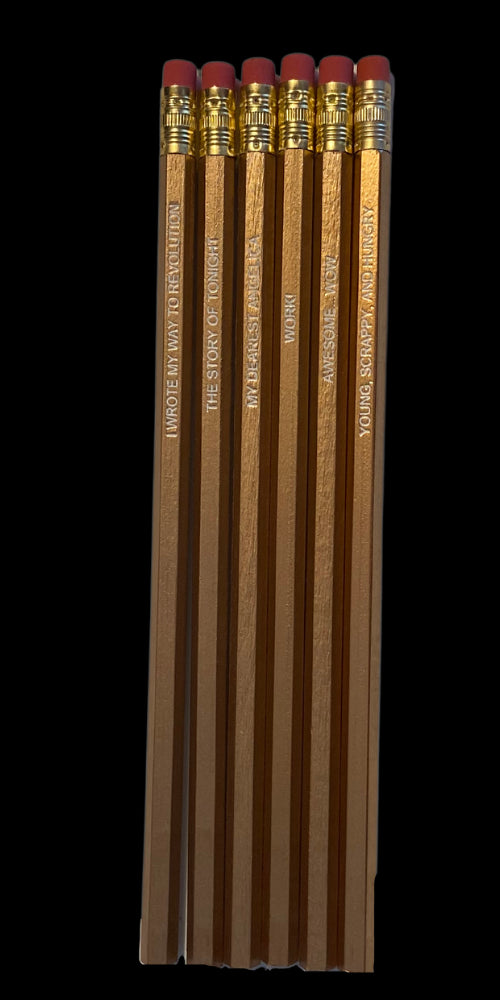 Hamilton Lead Pencils- Set of 6 – Thespian Swag